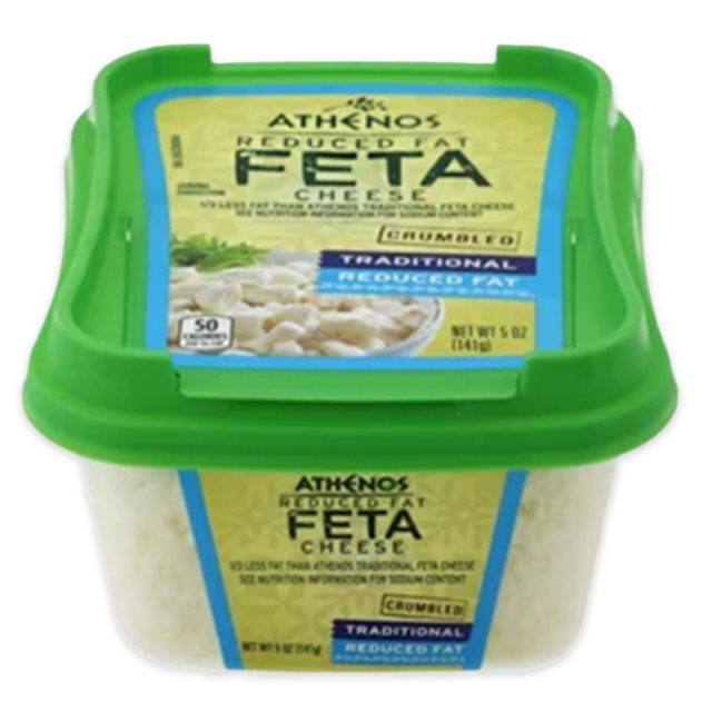 Athenos Crumbled Feta – Reduced Fat - International Dairy Farms