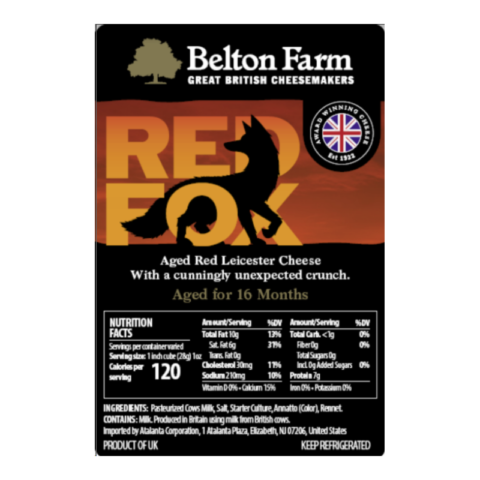 Belton Farms Red Leicester,Red Fox - International Dairy Farms