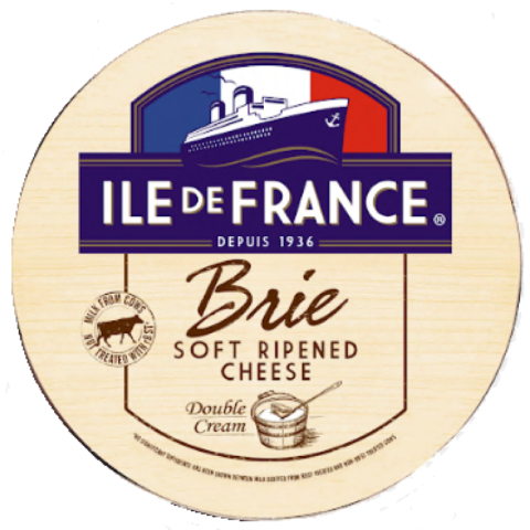 IDF Brie 60% wheel -3Kg - International Dairy Farms