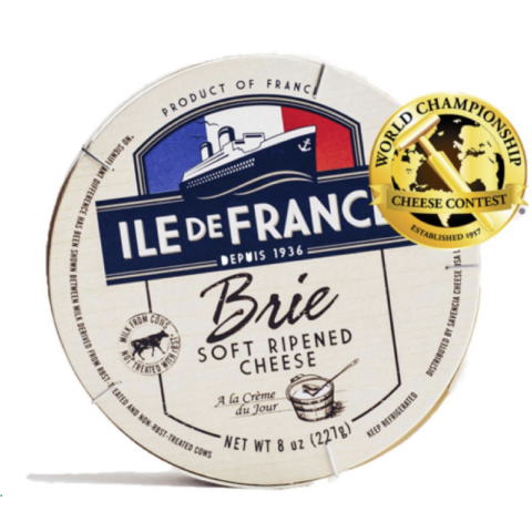 Ile de France Brie 60% wheel - International Dairy Farms