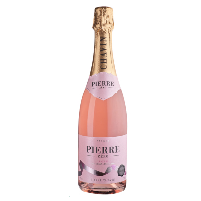 Pierre Chavin Zero Rose Non-Alcoholic Sparkling Rose Wine ...